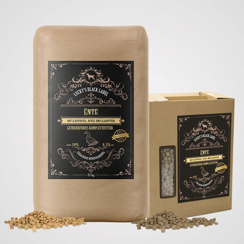BLACK LABEL - Ente, getreidefreies Premiumtrockenfutter